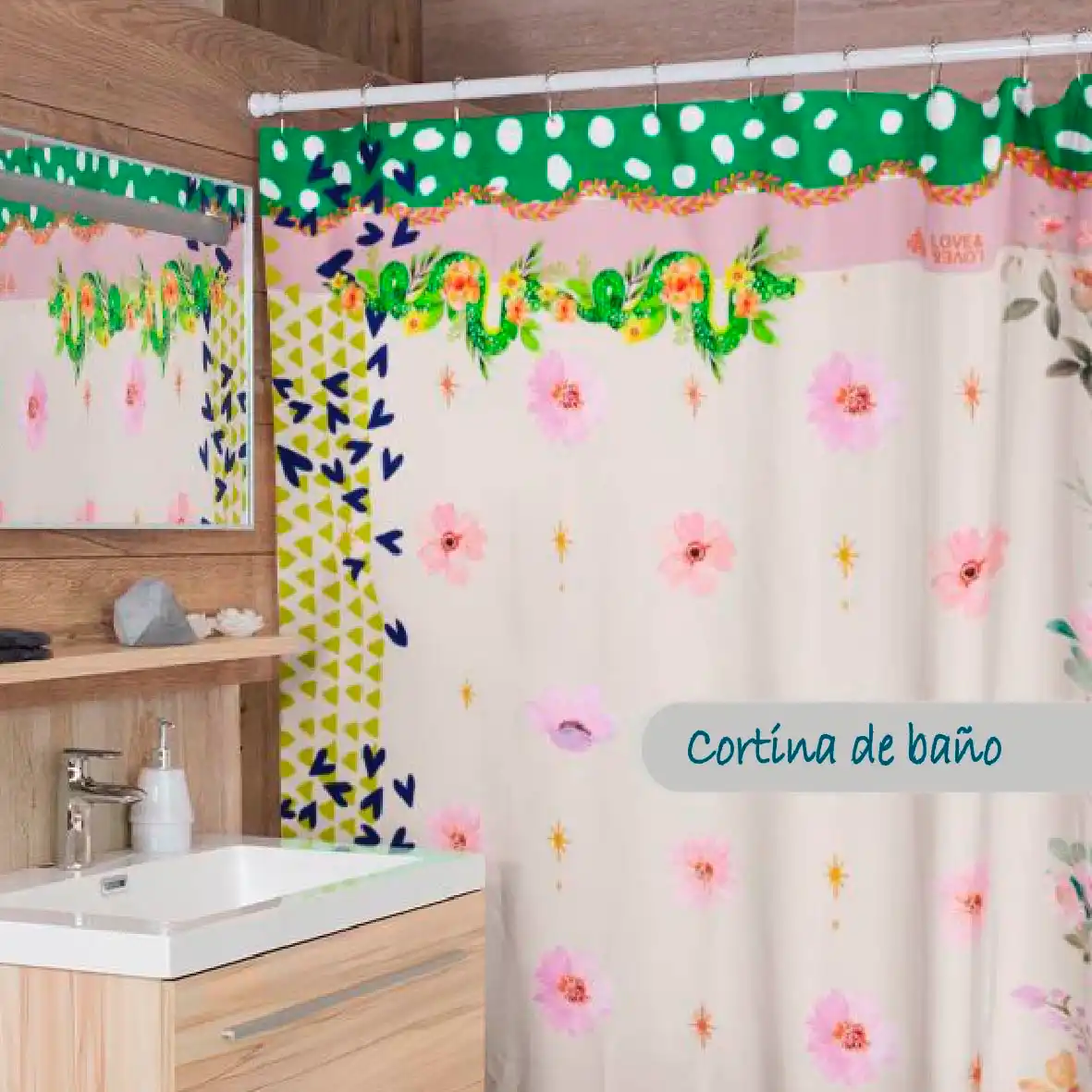 Cortina de Baño - Love&Love